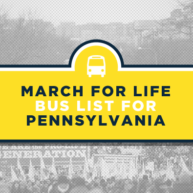 Find a March for Life Bus Near You - PA Family